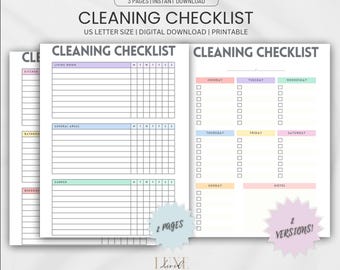 Blank Checklist Printable 2024, Checklist Digital, Daily Task List ...