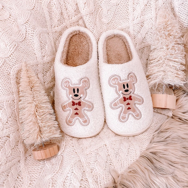 Christmas Slippers - Etsy