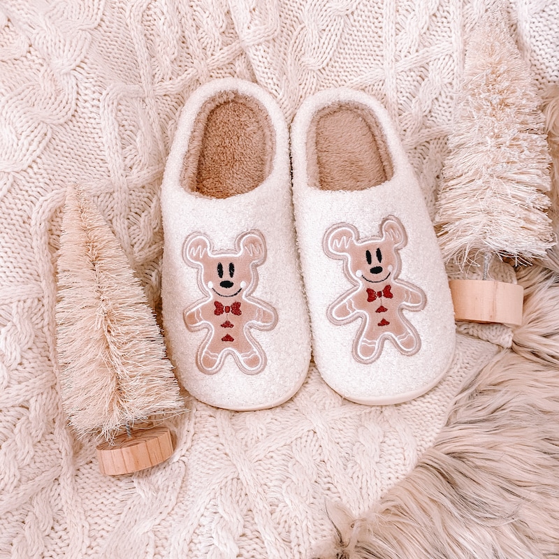 Christmas Slippers - Etsy