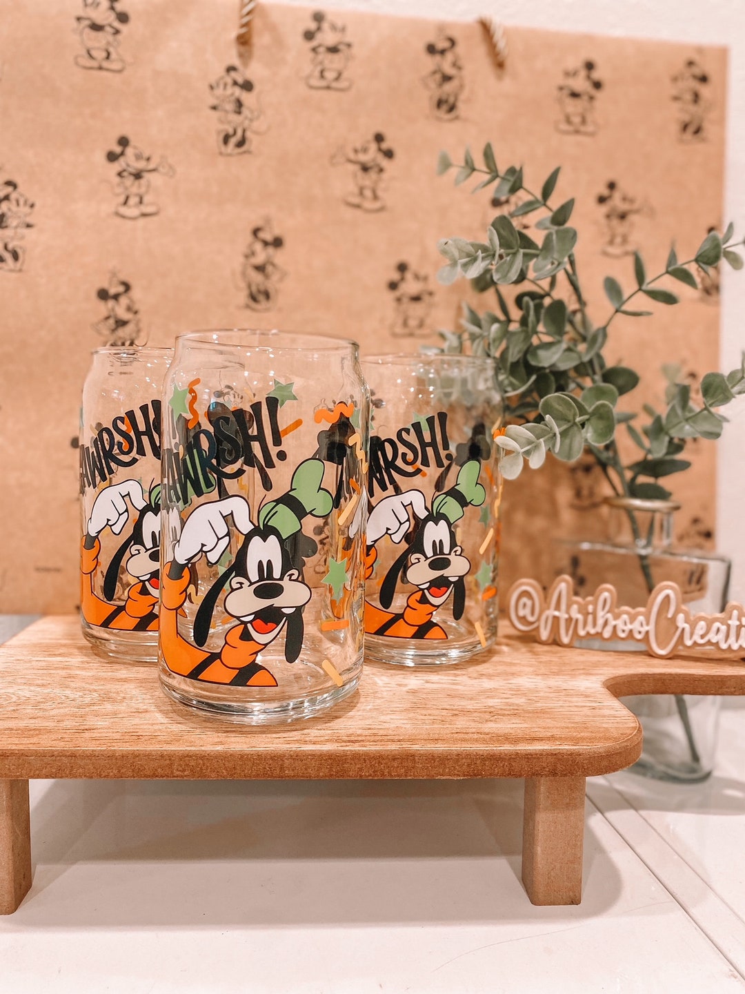 The Goof Cup Mr. Funny Guy Cute Goof Cup Glass Cup - Etsy