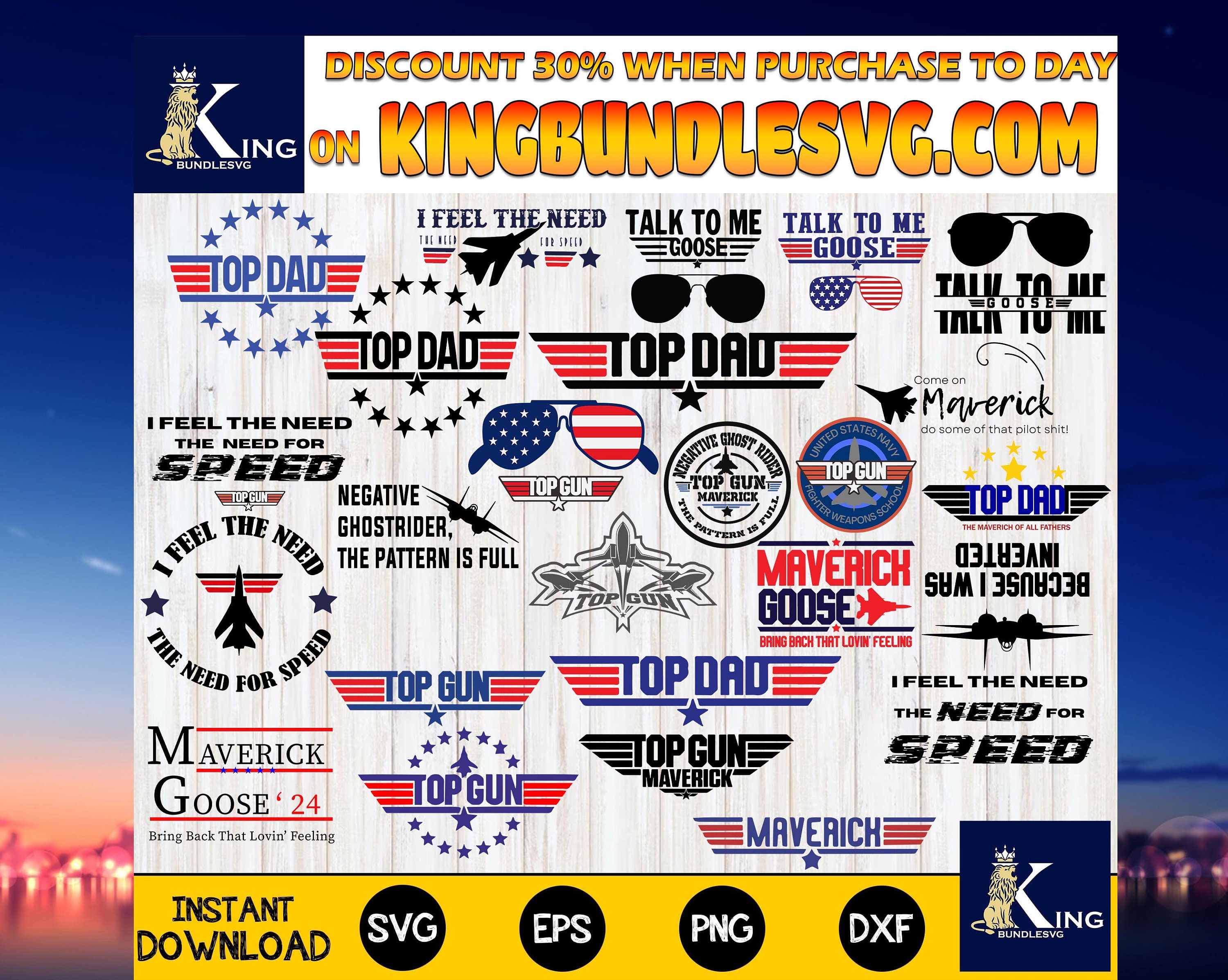 500 file top gun bundle svg top gun svg cricut vector - Etsy Schweiz