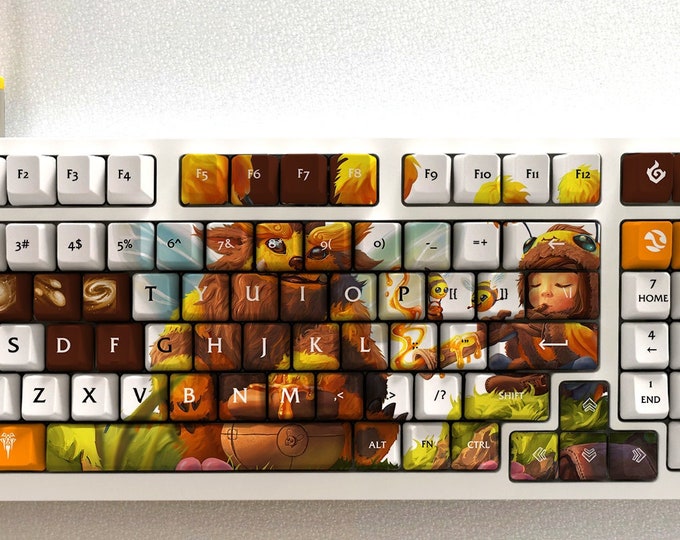 Nunu & Willump - the Boy and His Yeti Series Keycap Set, 112 Keys PBT ...