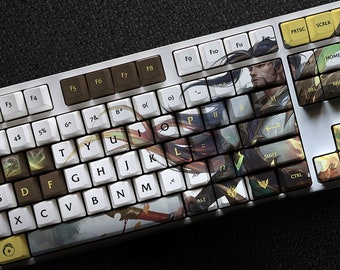 Jhin the Virtuoso LOL Series Keycap Set 112 Keys PBT for - Etsy UK