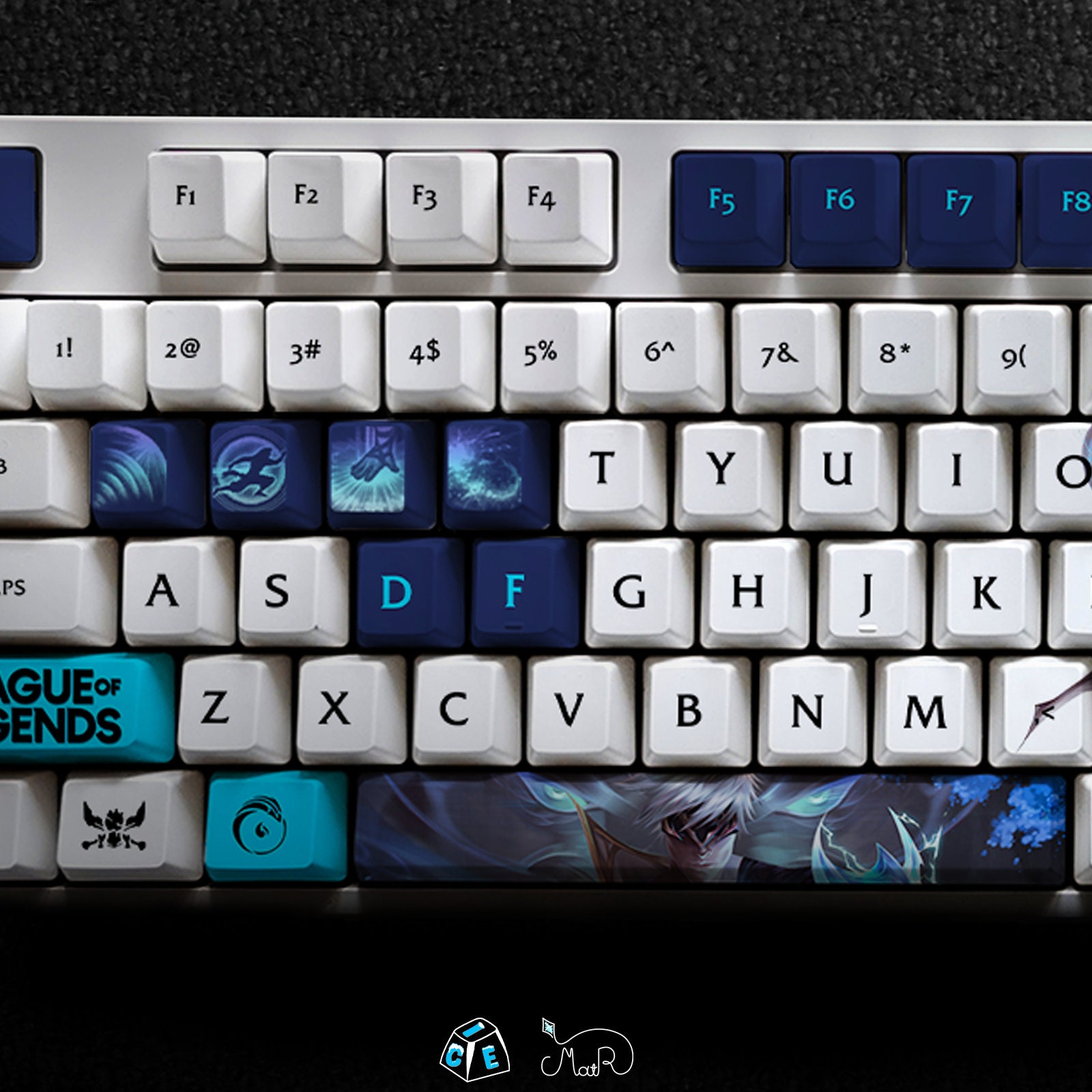 Lee Sin the Blind Monk LOL Series Keycap Set 127 Keys PBT - Etsy