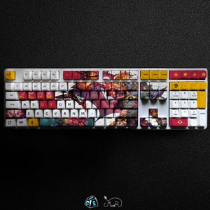 Viego the Ruined King LOL Series Keycap Set, 112 Keys PBT for Mechanical Keyboard OEM Profile ...