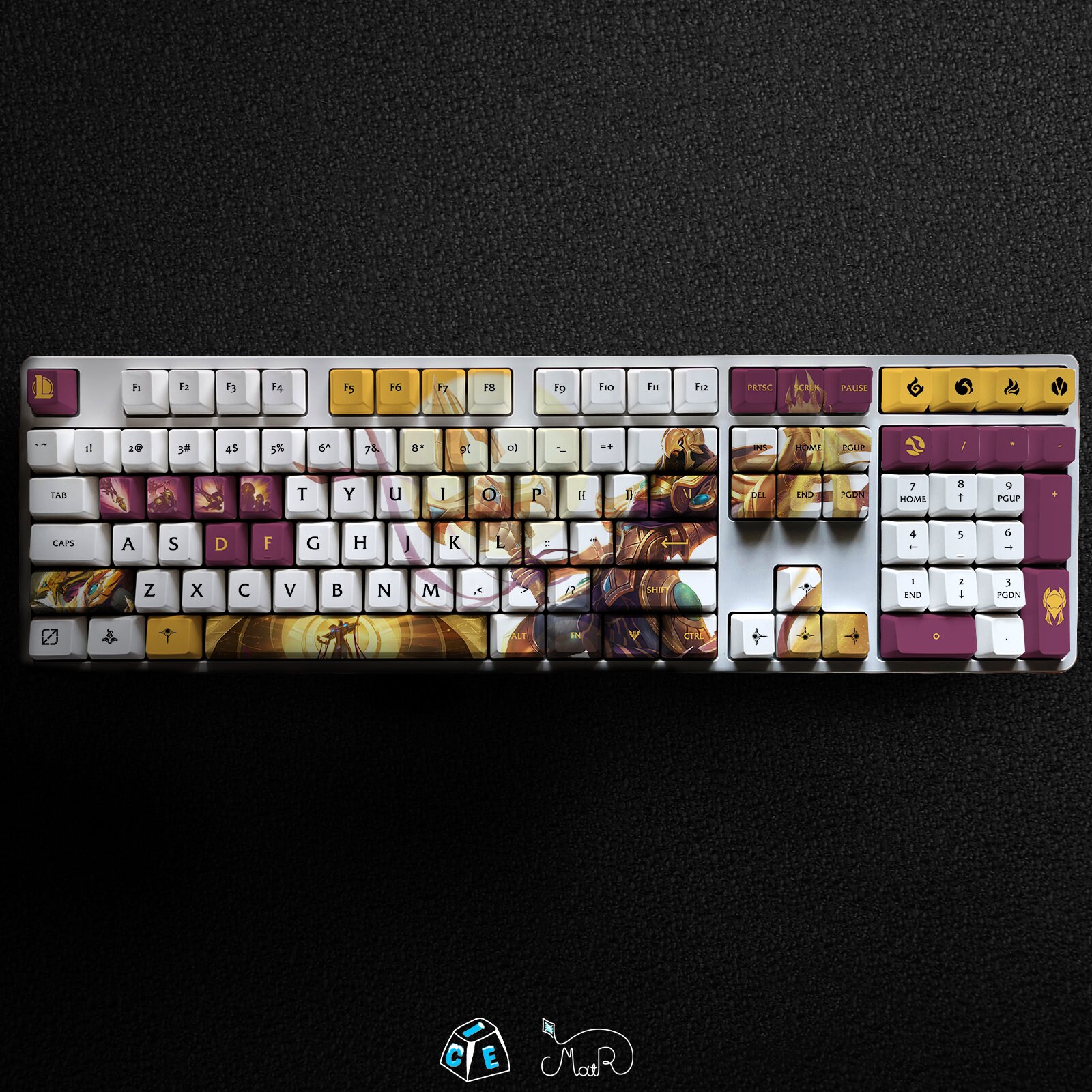 AZIR - the Emperor of the Sands Lol Series Keycap Set, 127 Keys PBT for ...