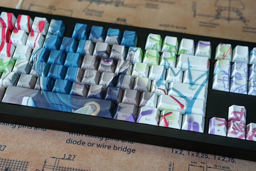 Personalized Transparent Keycap Side/top Print Letter, Custom Cherry ...