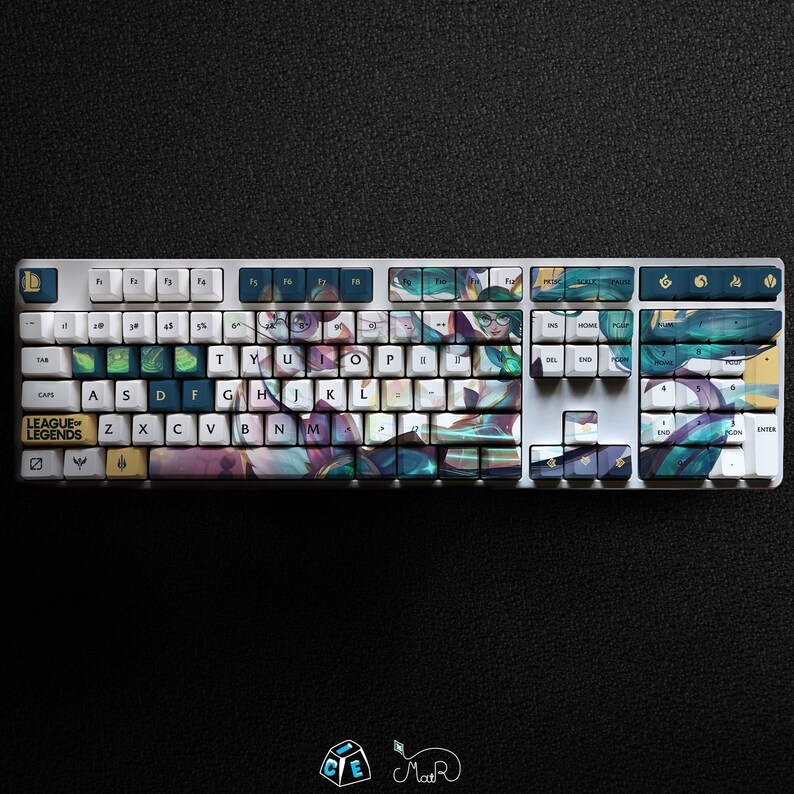 Sona Maven of the Strings LOL Series Keycap Set 112 Keys - Etsy