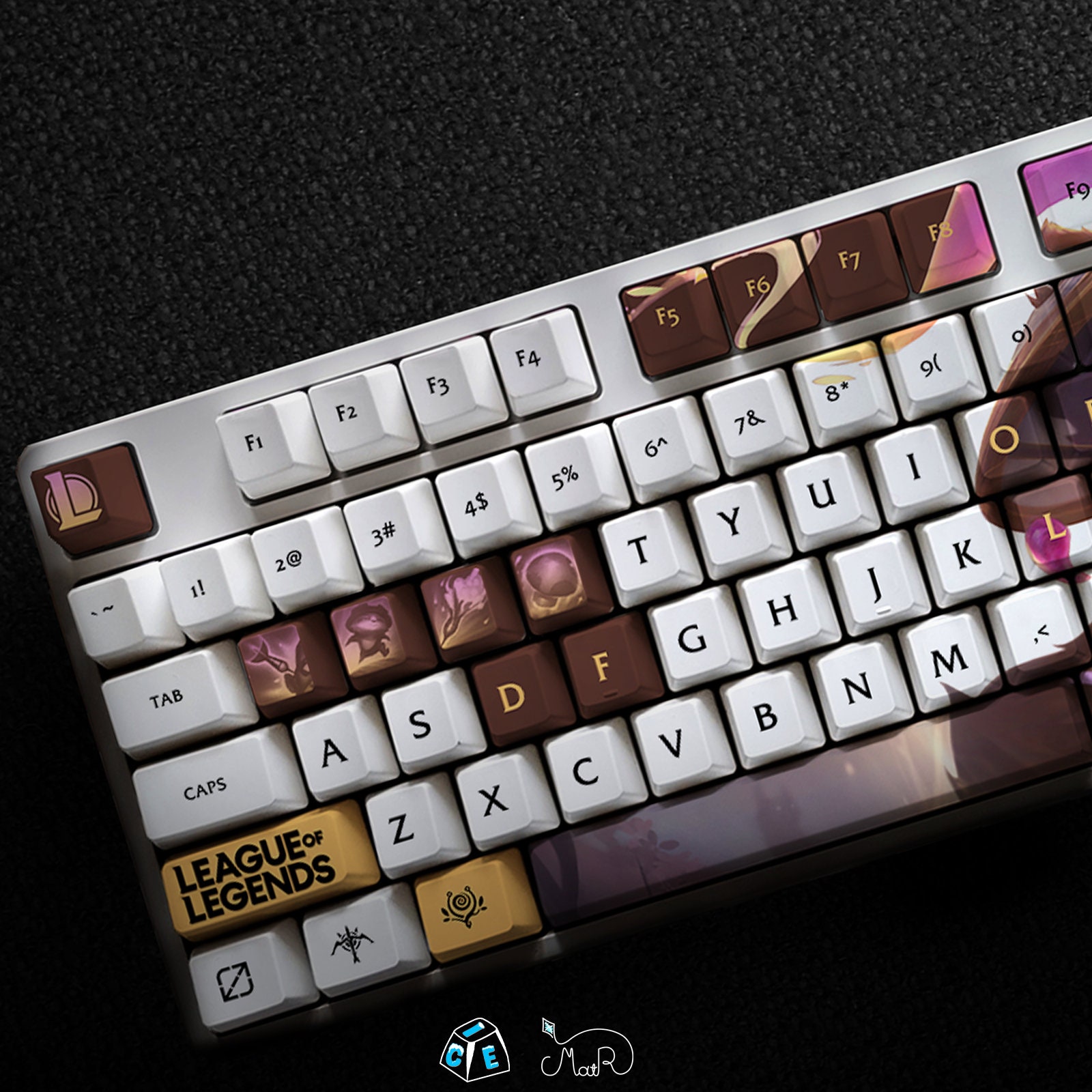 Teemo the Swift Scout LOL Series Keycap Set, 112 Keys PBT for ...