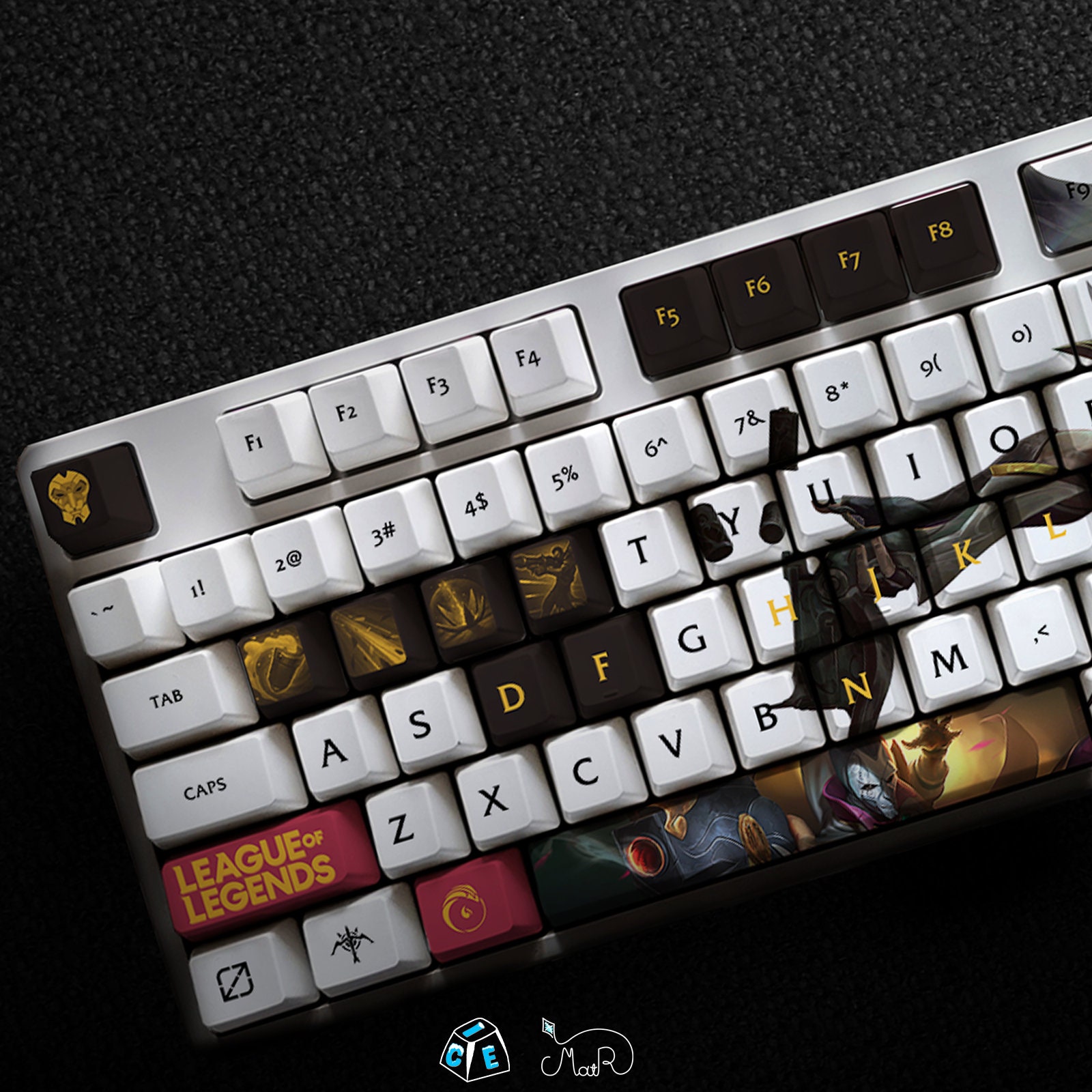 Jhin the Virtuoso LOL Series Keycap Set 112 Keys PBT for - Etsy Australia