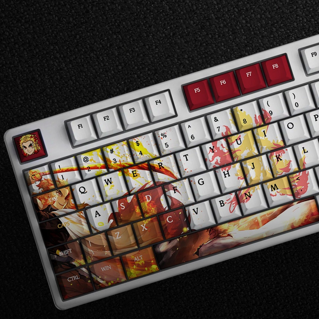 Anime Manga Fanmade Custom Keycap Set, 129 Keys PBT Profile Cherry for ...