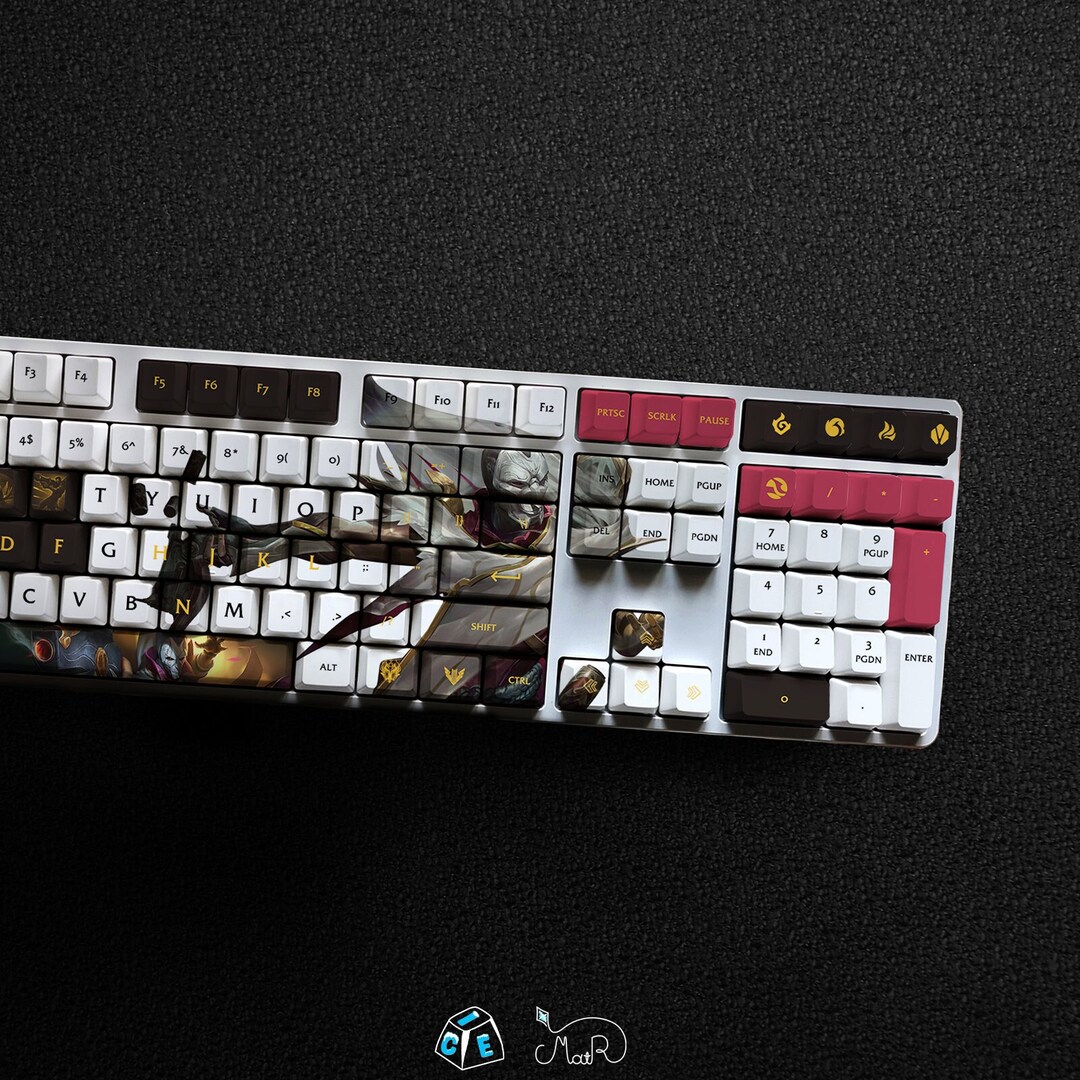 Jhin the Virtuoso LOL Series Keycap Set 112 Keys PBT for - Etsy UK