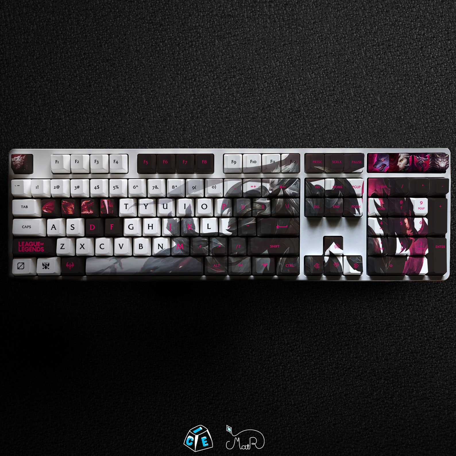 Darius - the Hand of Noxus Lol Series Keycap Set, 127 Keys PBT for ...