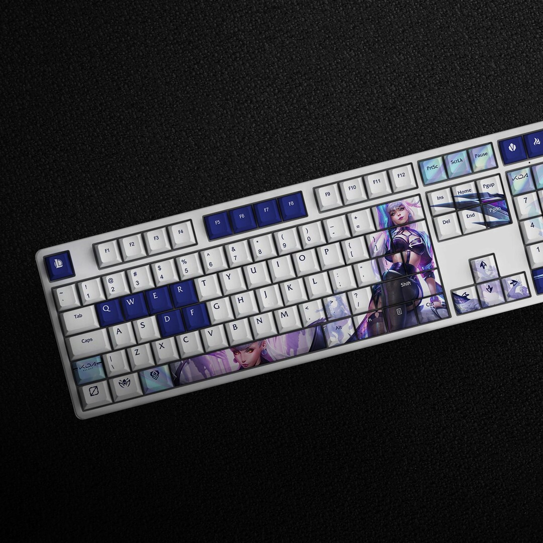 Evelynn - Agony's Embrace Lol Keycap Set, 145 Keys PBT Profile Cherry for Mechanical Keyboard ...