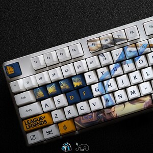 Xin Zhao - the Seneschal of Demacia LOL Series Keycap Set, 112 Keys PBT ...