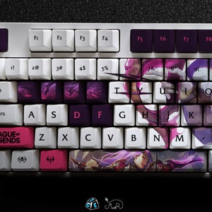Katarina - the Sinister Blade LOL Series Keycap Set, 127 Keys PBT for ...