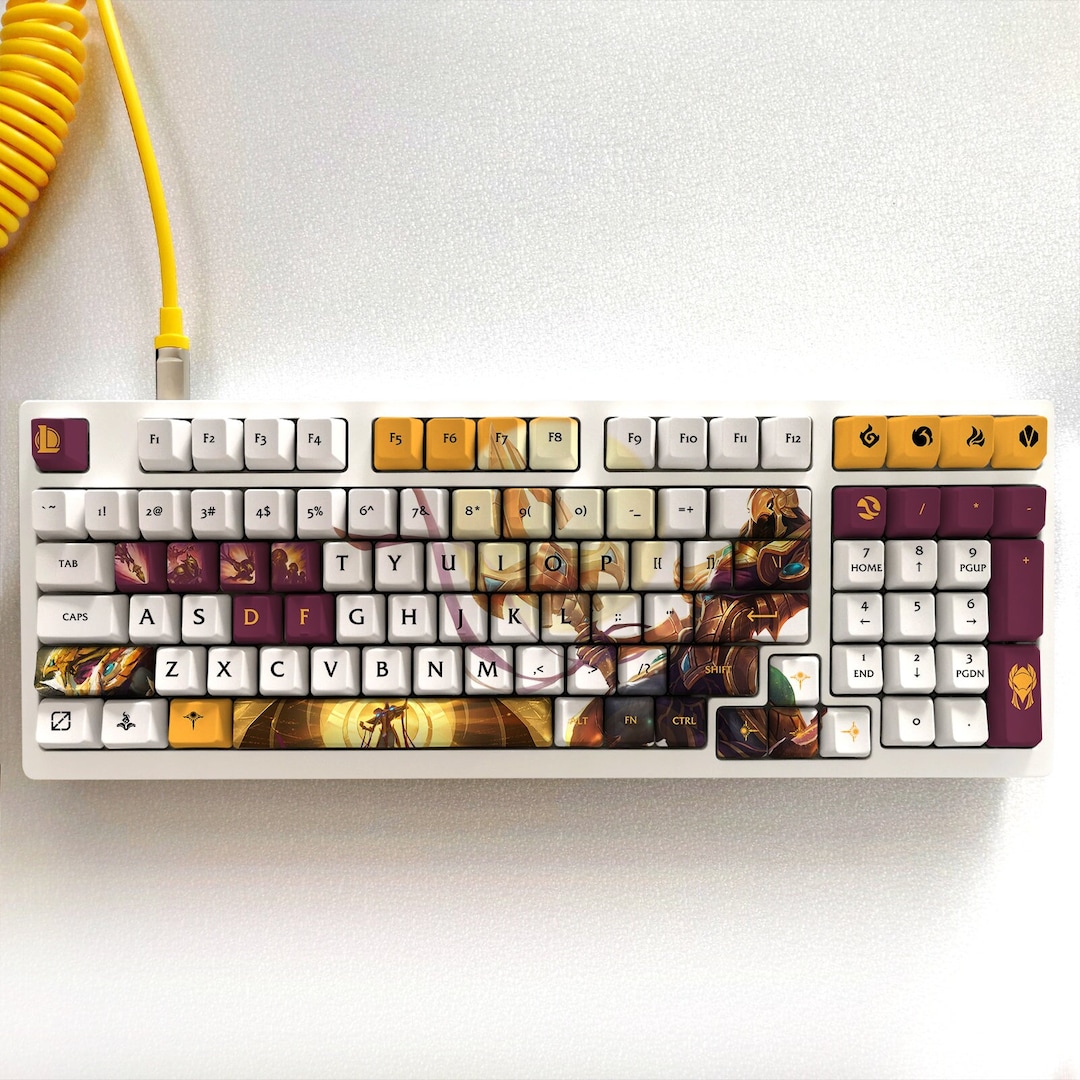AZIR - the Emperor of the Sands Lol Series Keycap Set, 127 Keys PBT for ...