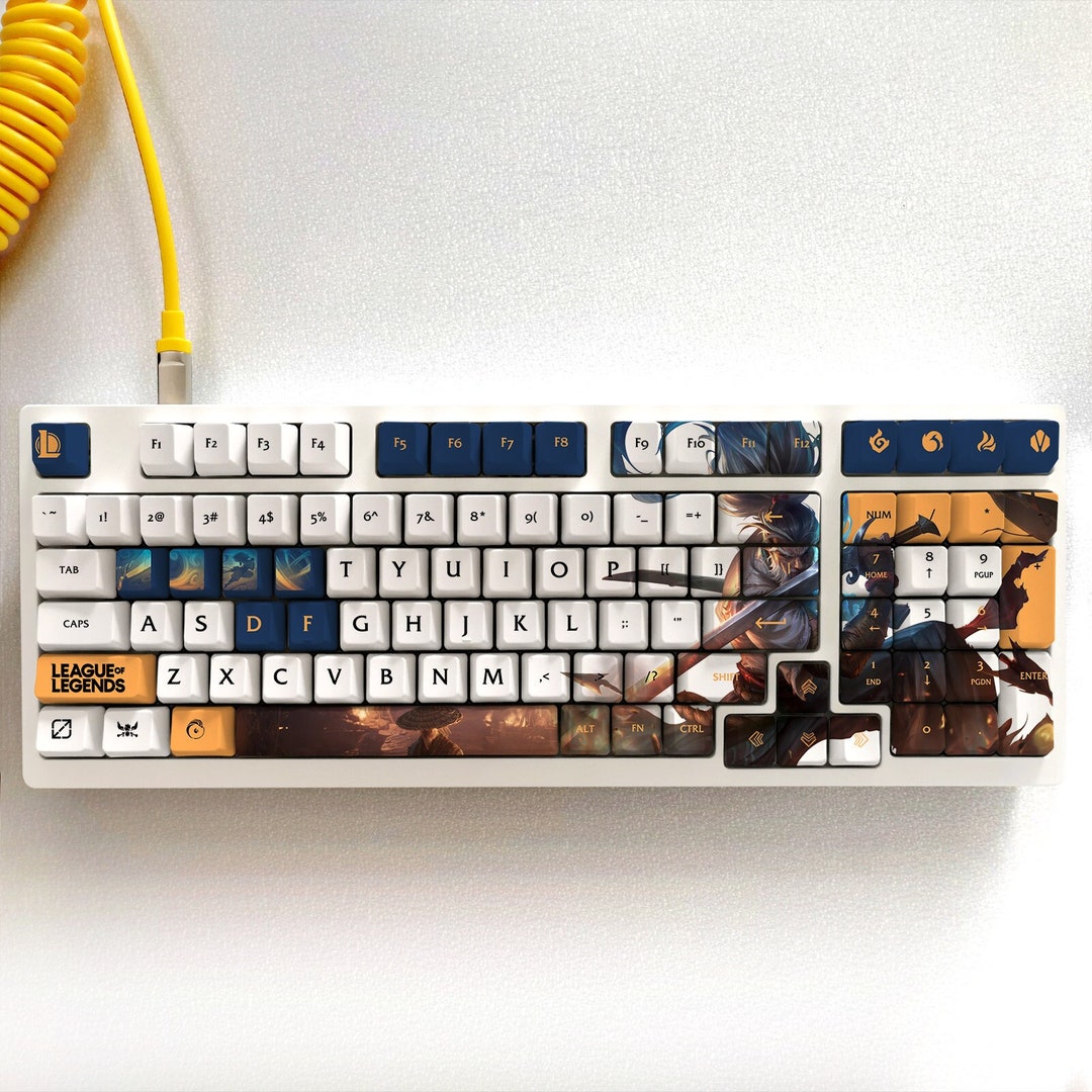 Yasuo - the Unforgiven LOL Series Keycap Set, 127 Keys PBT for ...
