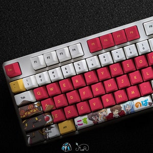 Megumin Arch Wizard Keycap Set - Anime Keycap Series, 127 Keys PBT for ...