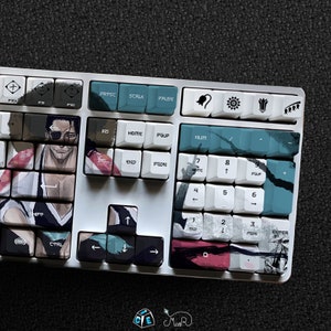 Anime Shunsui Kyoraku Keycap Set - Anime Keycap Series, 127 Keys PBT ...