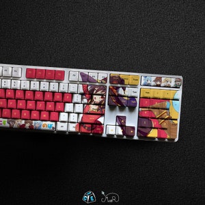 Megumin Arch Wizard Keycap Set - Anime Keycap Series, 127 Keys PBT for ...