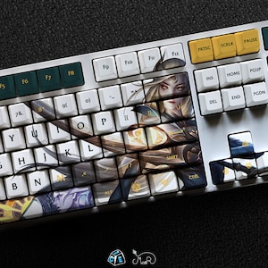 Diana - Scorn of the Moon LOL Series Keycap Set, 112 Keys PBT for ...
