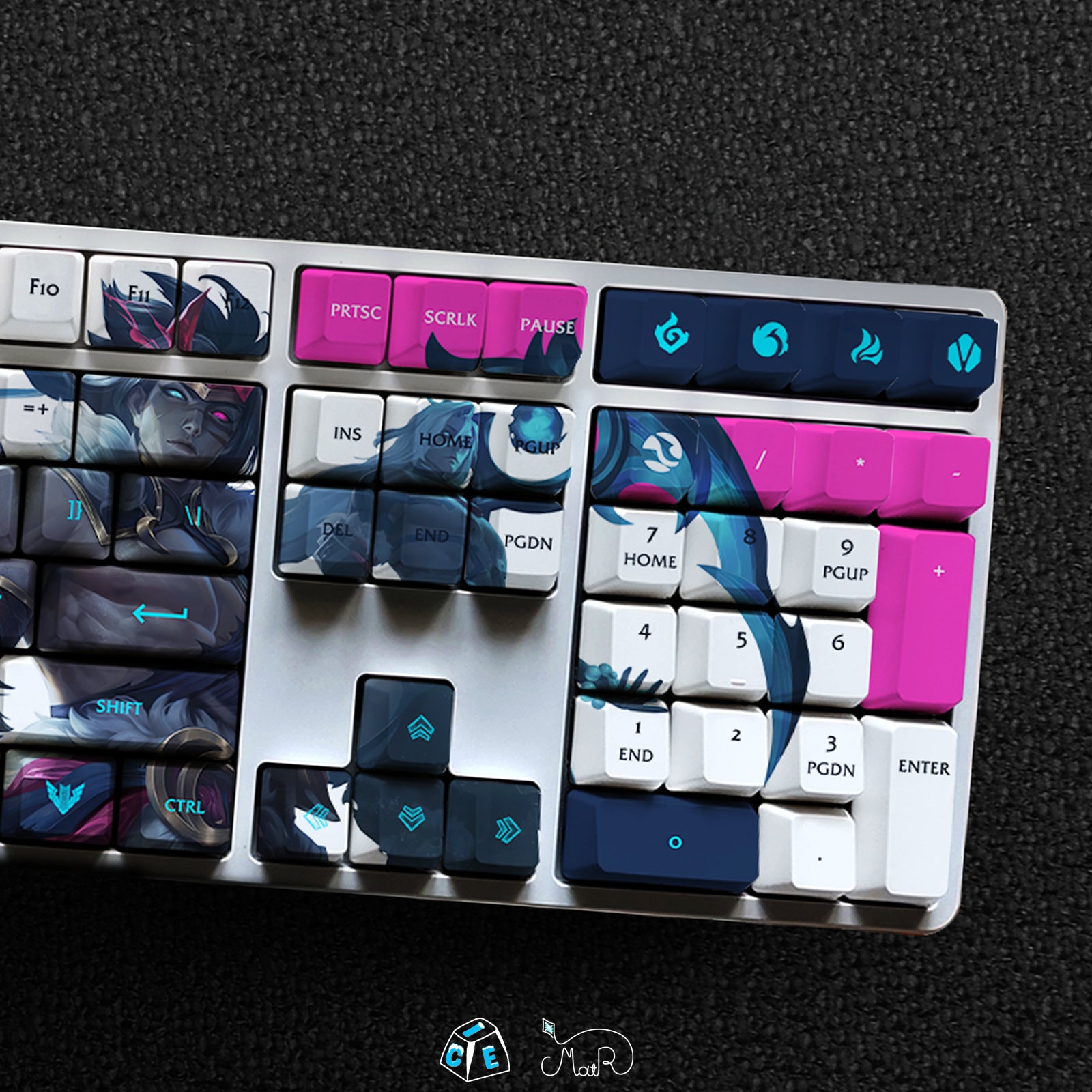 Kayn the Shadow Reaper LOL Series Keycap Set 127 Keys PBT - Etsy