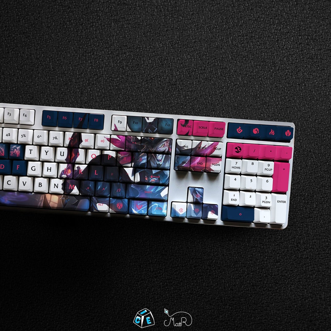 Shaco the Demon Jester LOL Series Keycap Set 112 Keys PBT - Etsy
