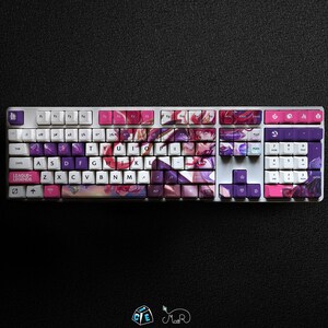 Jinx - the Loose Cannon Lol Series Keycap Set, 127 Keys PBT for ...