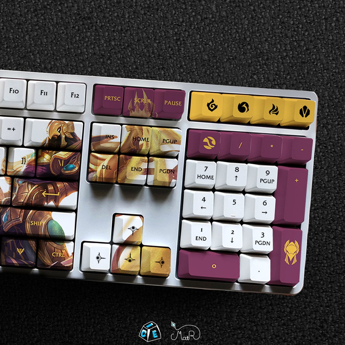 AZIR - the Emperor of the Sands Lol Series Keycap Set, 127 Keys PBT for ...
