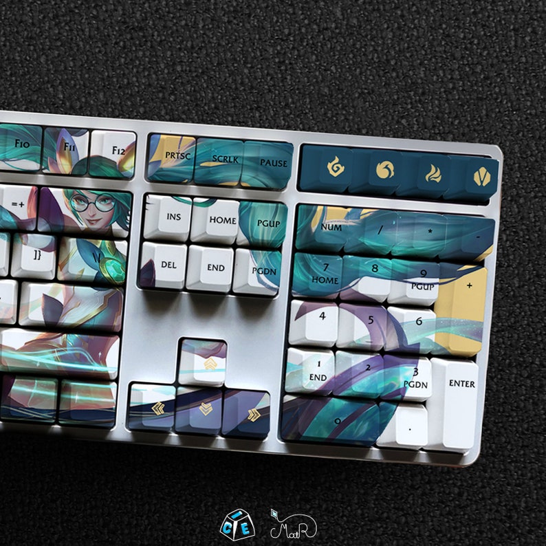 Sona Maven of the Strings LOL Series Keycap Set 112 Keys - Etsy