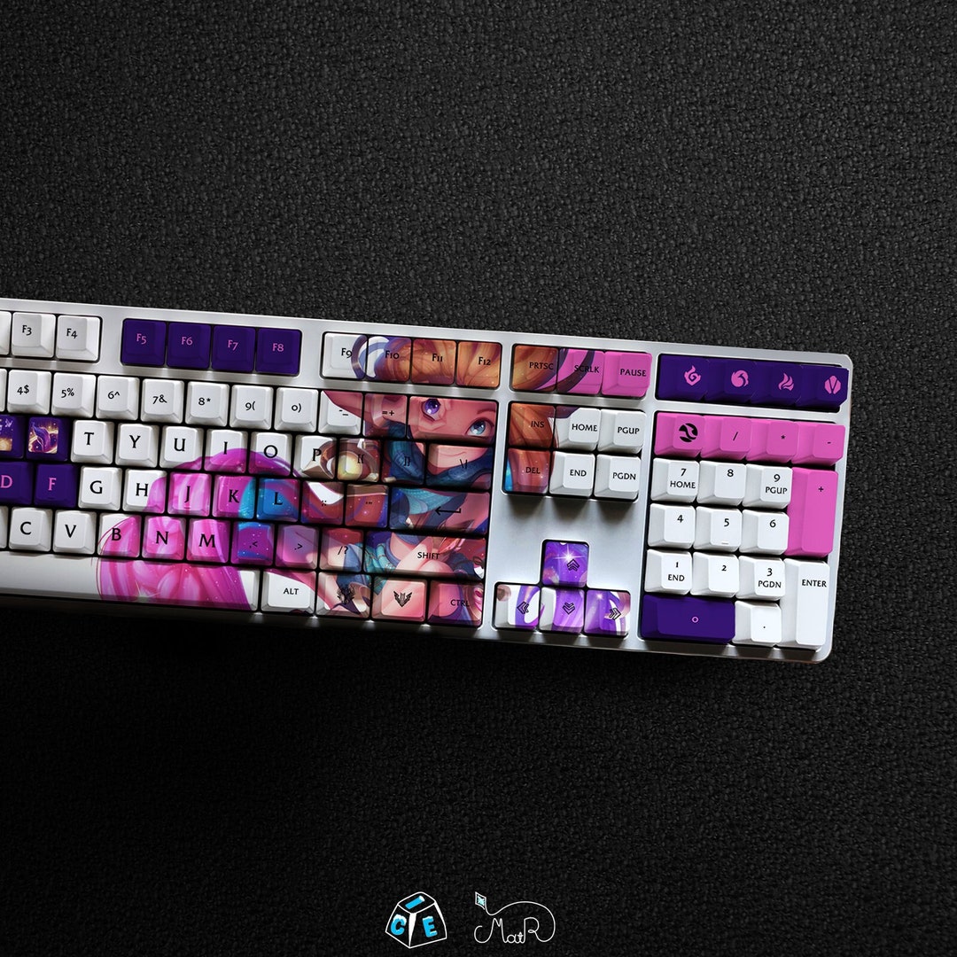 Zoe the Aspect of Twilight LOL Series Keycap Set, 112 Keys PBT for ...