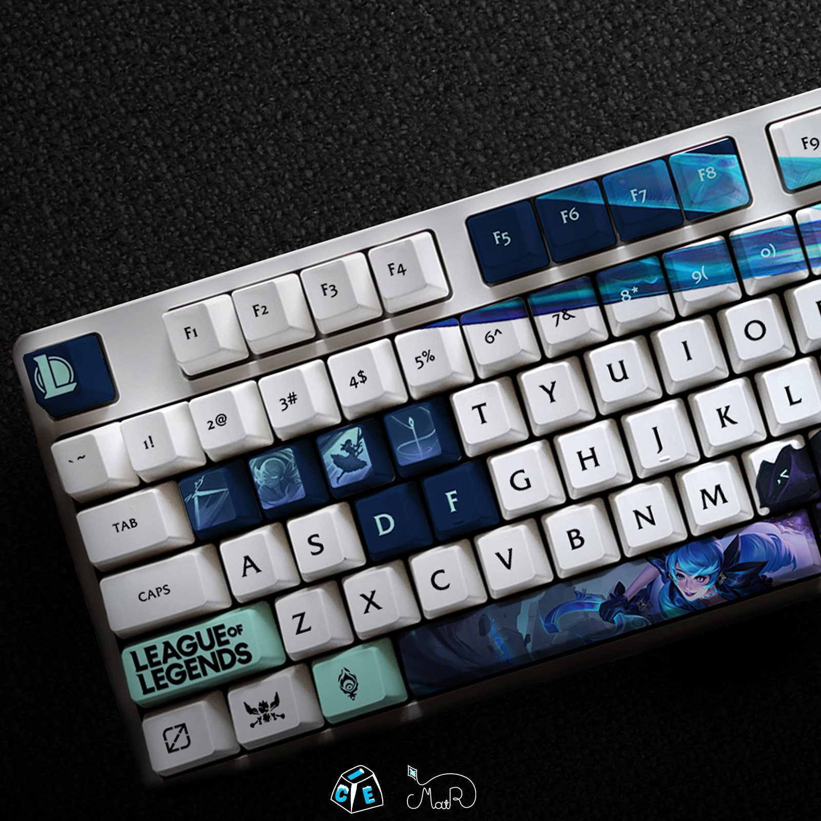 Gwen the Hallowed Seamstress LOL Series Keycap Set 112 Keys - Etsy