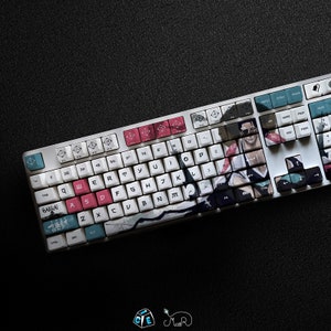 Anime Shunsui Kyoraku Keycap Set - Anime Keycap Series, 127 Keys PBT ...