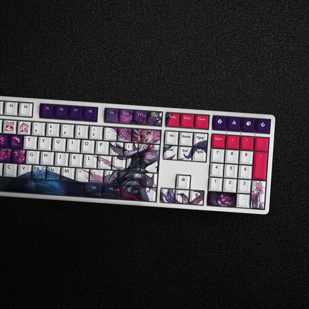 Nami - the Tidecaller Lol Keycap Set, 140 Keys PBT for Mechanical ...
