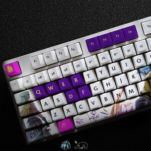 Kayn - the Shadow Reaper LOL Series Keycap Set, 127 Keys PBT for ...