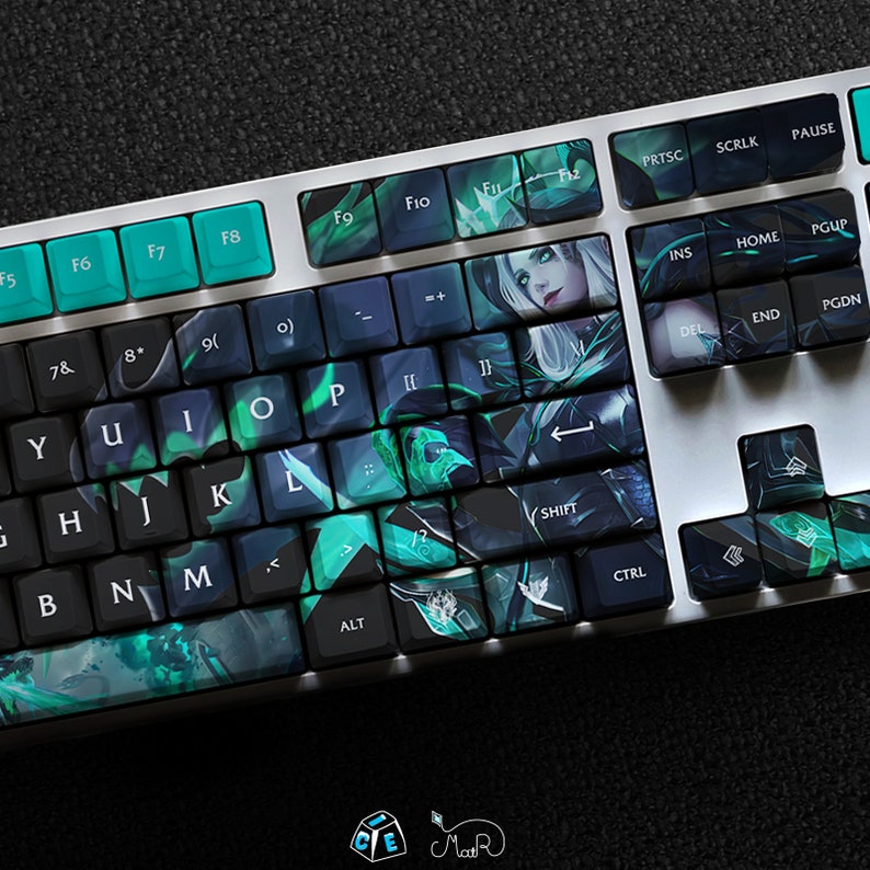 Shyvana the Half-dragon LOL Series Keycap Set 112 Keys PBT - Etsy