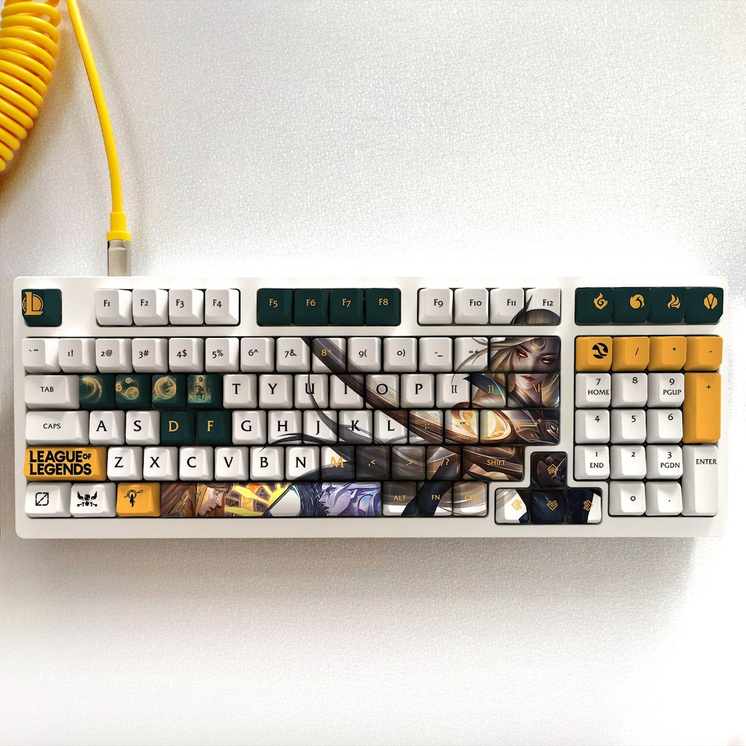 Diana - Scorn of the Moon LOL Series Keycap Set, 112 Keys PBT for ...