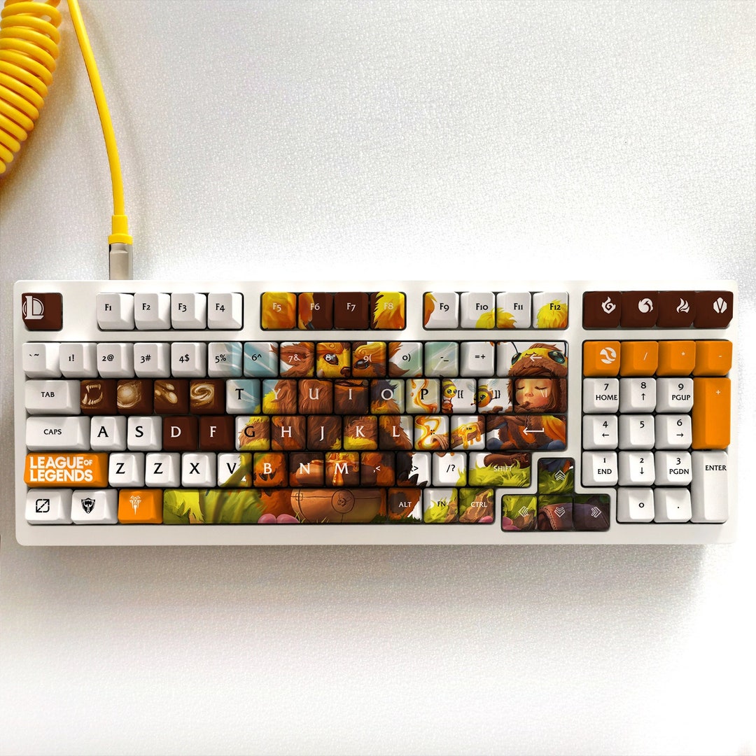 Nunu & Willump - the Boy and His Yeti Series Keycap Set, 112 Keys PBT ...