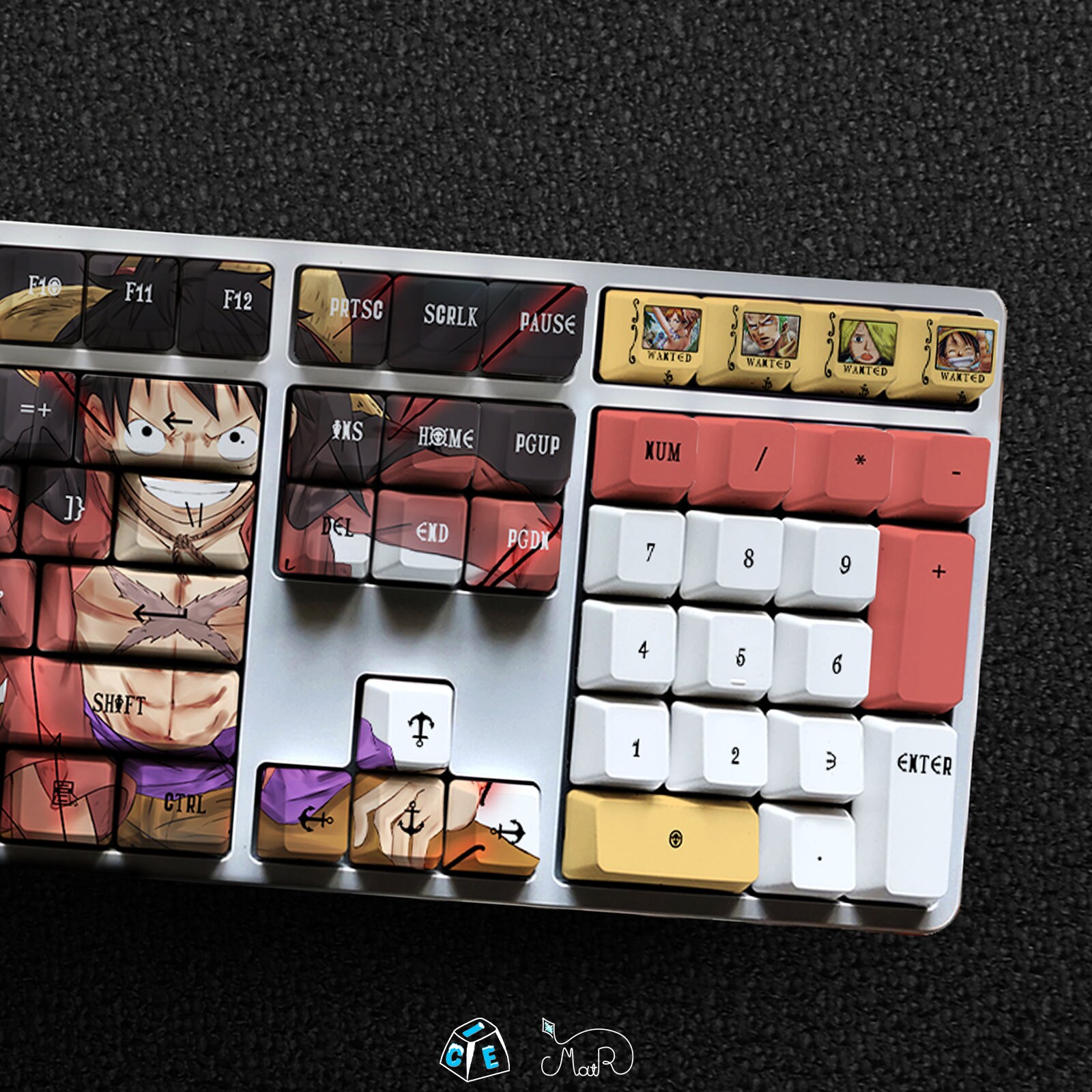 123 Keys Four Emperors Theme Keycap Gomu Gomu No Mi Theme - Etsy UK