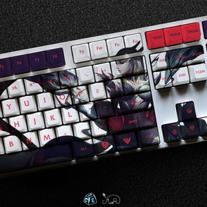 Evelynn - Agony's Embrace LOL Series Keycap Set, 127 Keys PBT for Mechanical Keyboard OEM ...