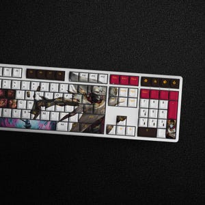 Jhin - the Virtuoso Lol Keycap Set, 147 Keys PBT Profile Cherry for Mechanical Keyboard | Jhin ...