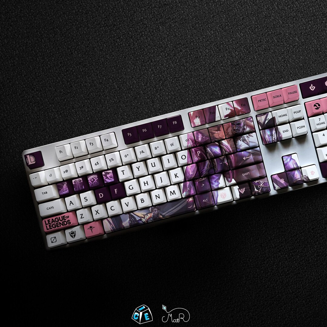 K'sante - the Pride of Nazumah LOL Series Keycap Set, 112 Keys PBT for ...