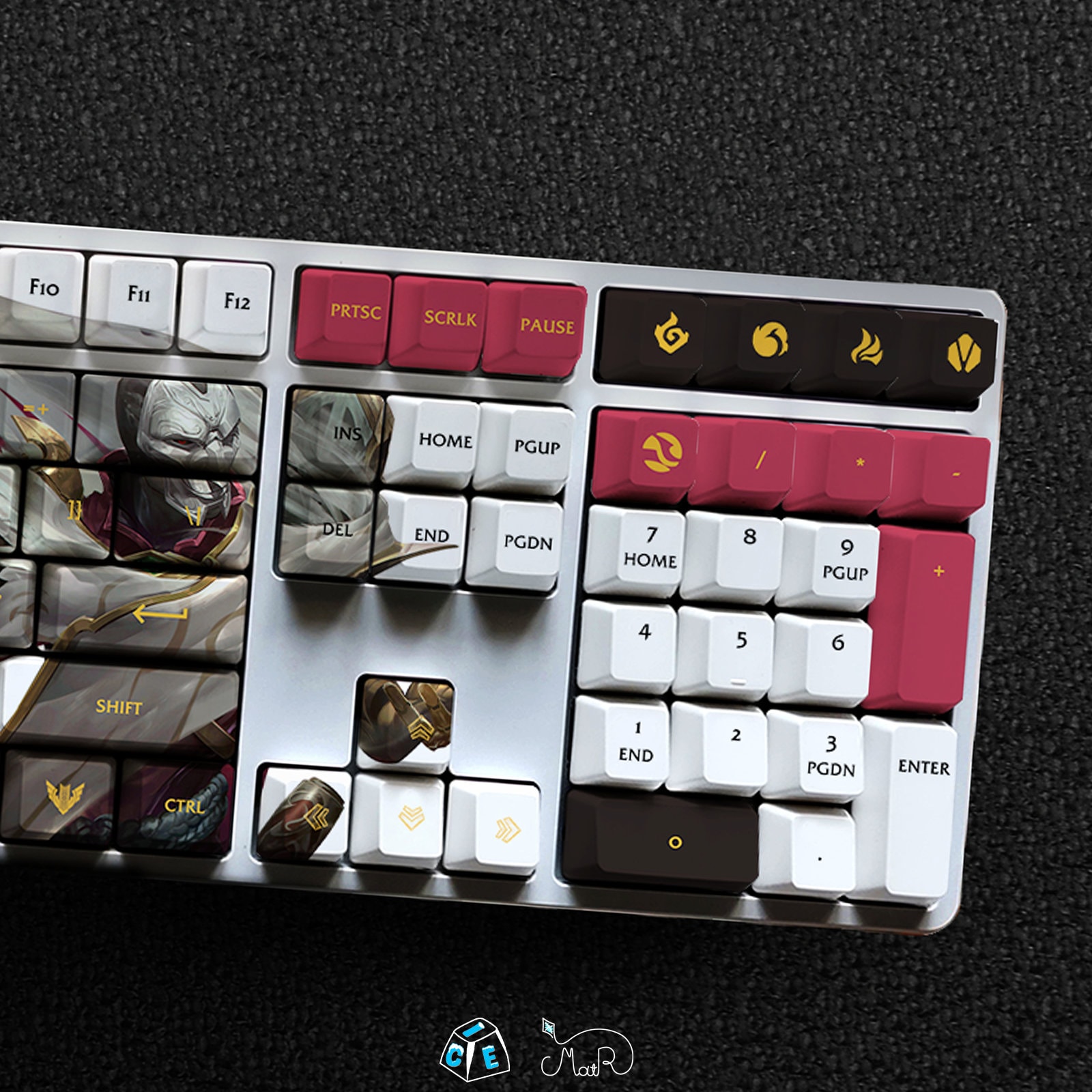 Jhin the Virtuoso LOL Series Keycap Set 112 Keys PBT for - Etsy UK