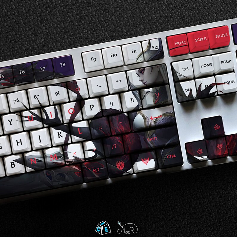 Evelynn Agony's Embrace LOL Series Keycap Set PBT for - Etsy