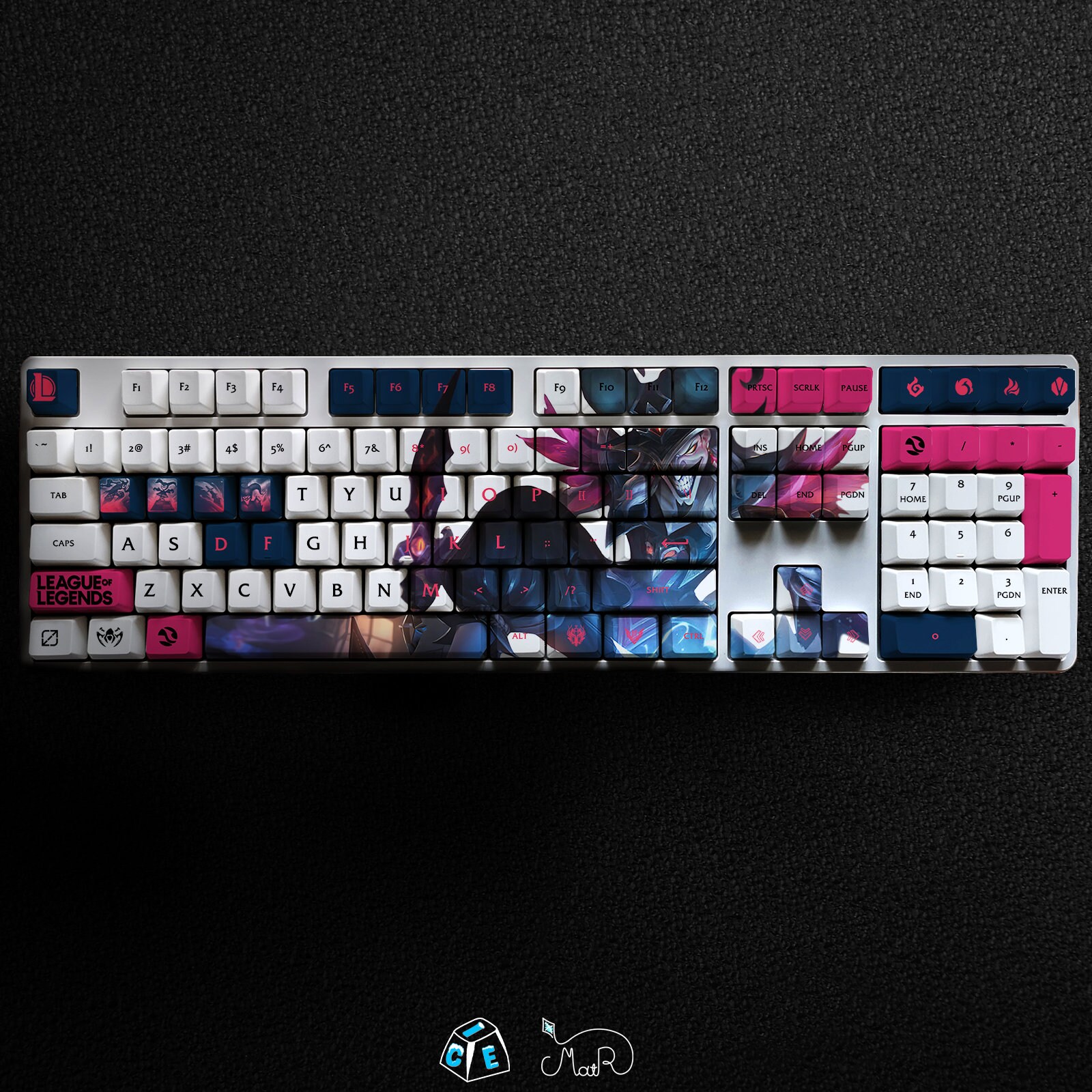 Shaco the Demon Jester LOL Series Keycap Set 112 Keys PBT - Etsy