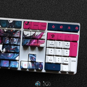 Shaco - the Demon Jester LOL Series Keycap Set, 127 Keys PBT for ...