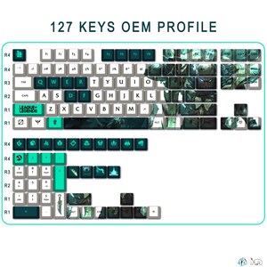 Pyke - the Bloodharbor Ripper Lol Series Keycap Set, 127 Keys PBT for ...