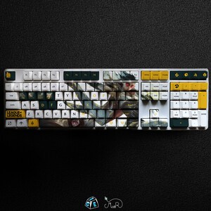 Vayne - the Night Hunter LOL Series Keycap Set, 127 Keys PBT for ...