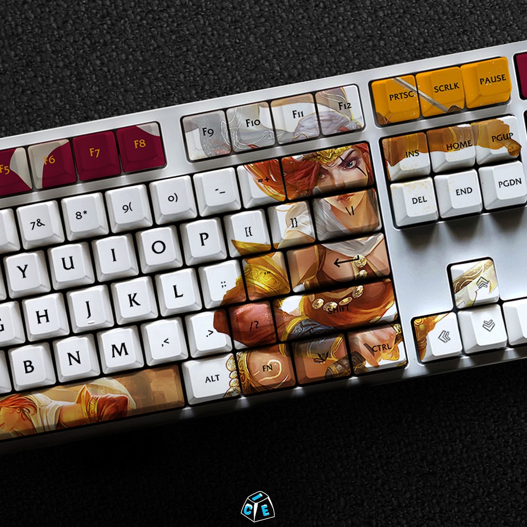Katarina - the Sinister Blade LOL Series Keycap Set, 127 Keys PBT for ...